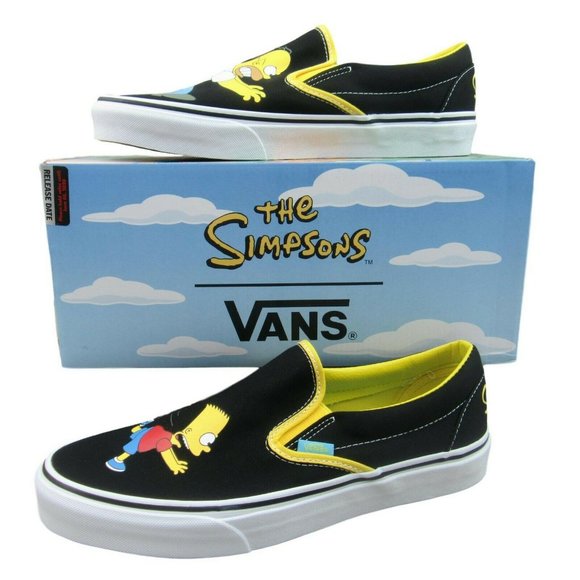 Vans | Shoes | Vans X The Simpsons Slip On Homer Bart Shoes | Poshmark